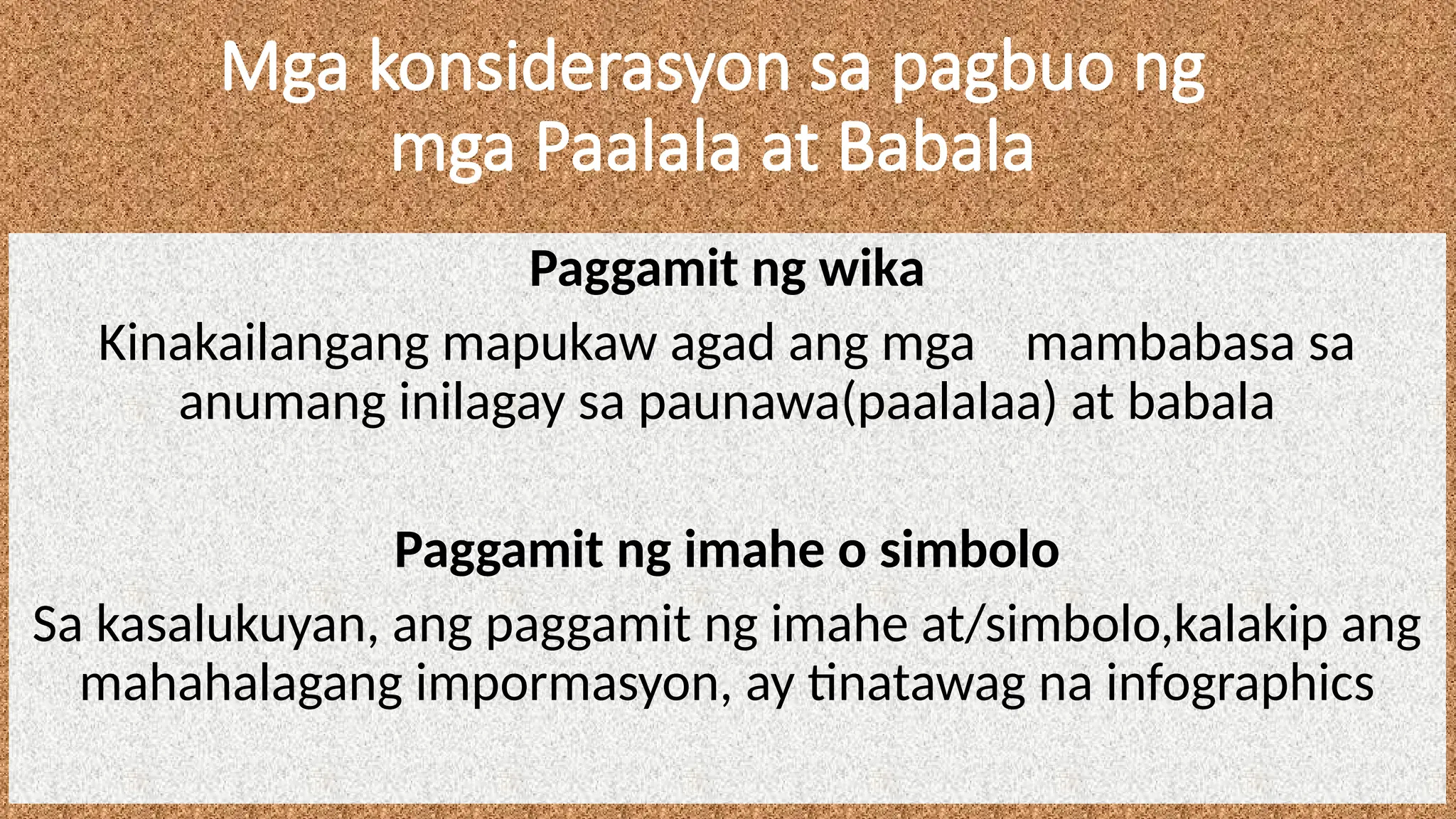 Paalala at babala powerpoint presentation | PPTX