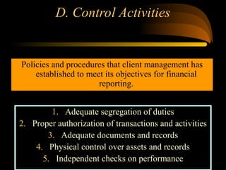 Powerpoint.ppt on intrnal cntrol overview | PPT