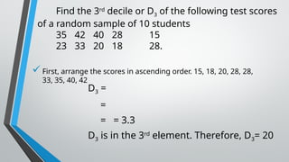 Measures of Ungrouped Date: Deciles.pptx