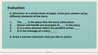 POWERPOINT for Engsligh Grade 4 Stories.pptx