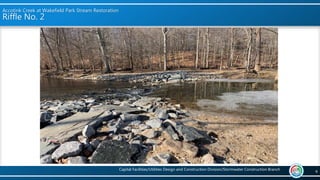 Accotink Creek at Wakefield Park Stream Restoration Project | PPT