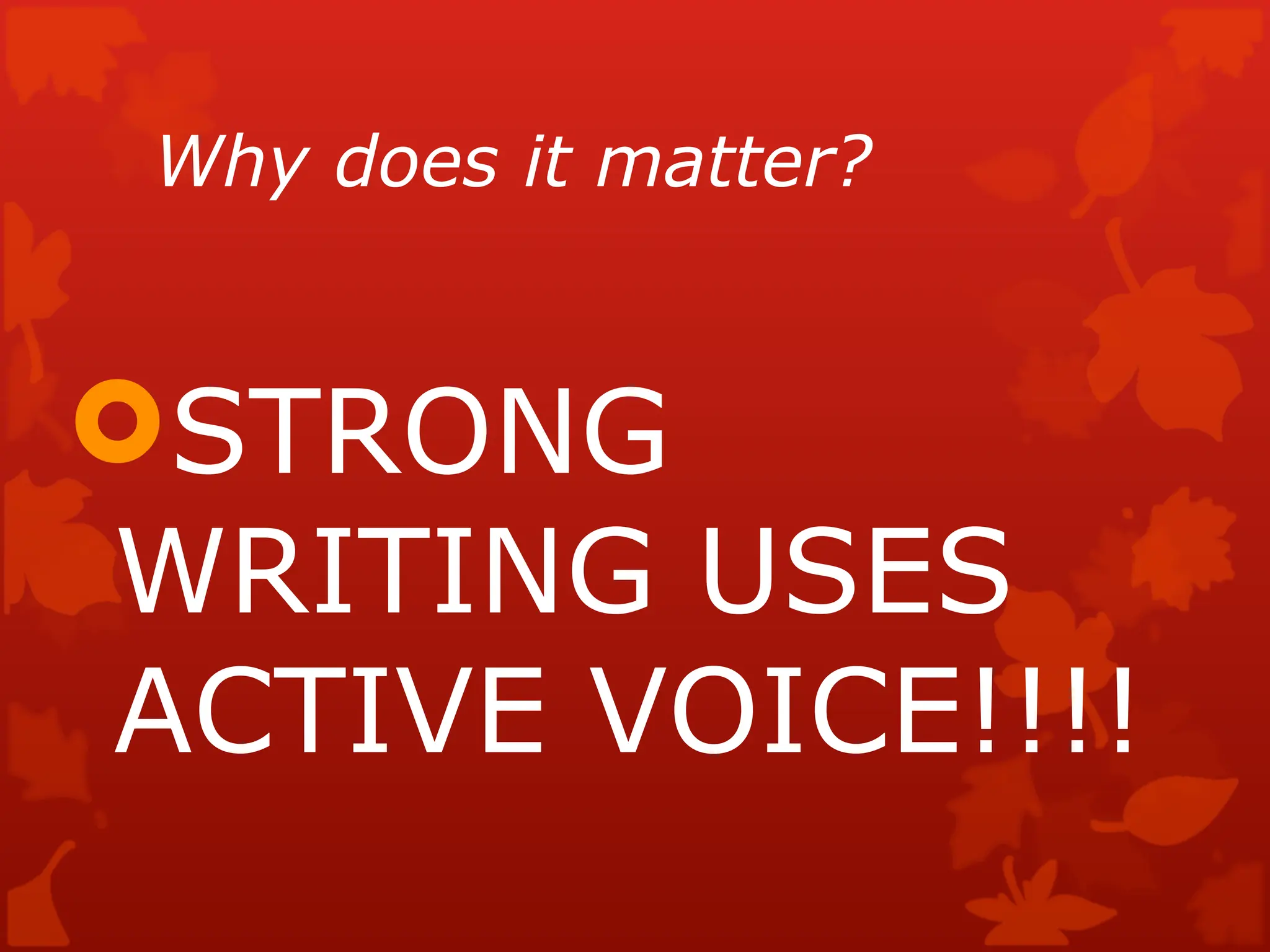 powerpoint-active-passive-voice theory and training.ppt