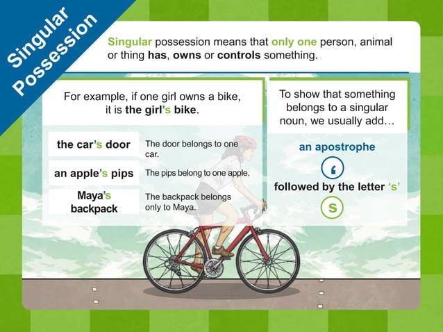 POWERPOINT - APOSTROPHES. How to express possessessions | PPTX