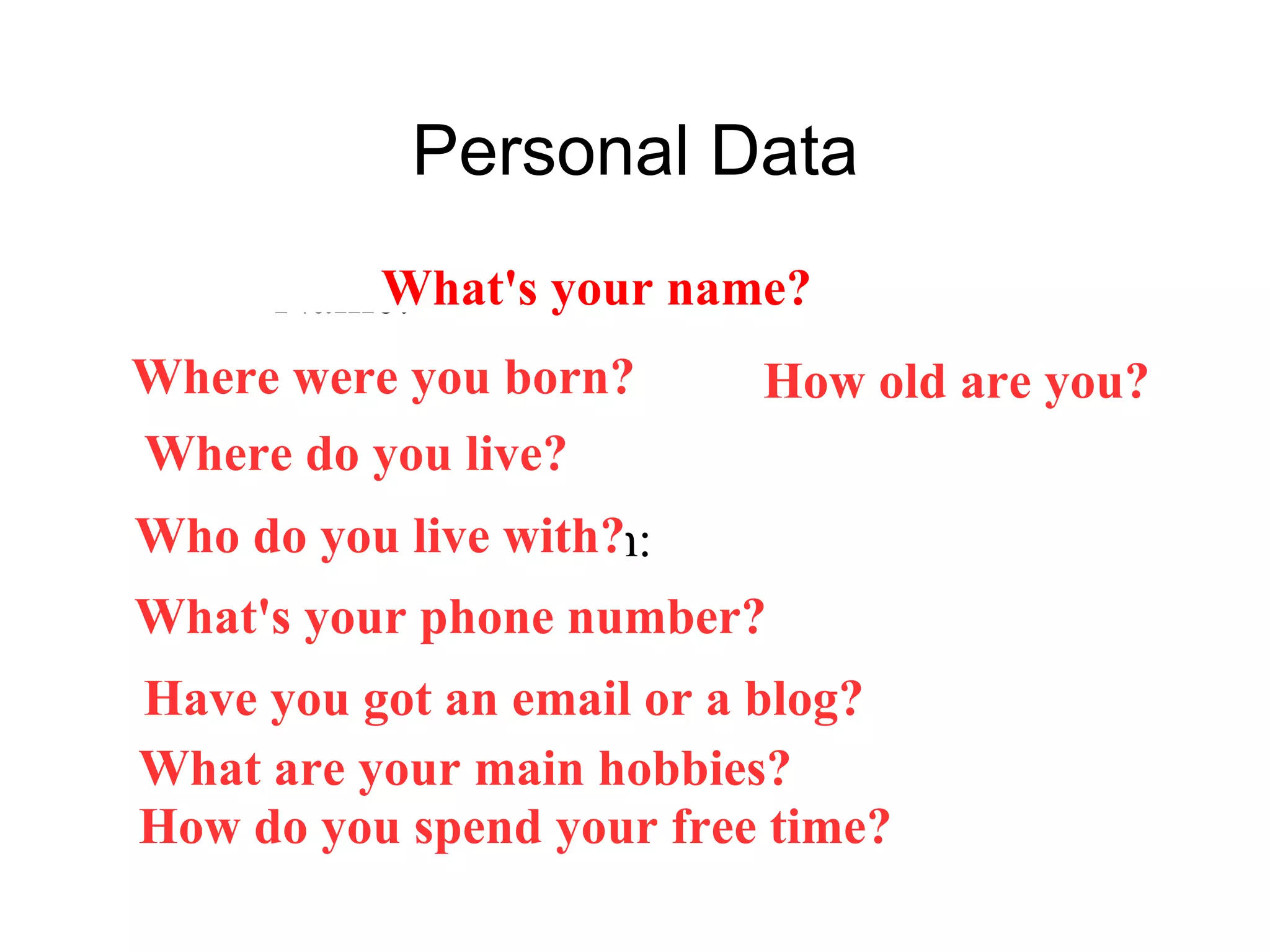 a self introduction | ODP