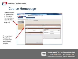 USI Blackboard Walkthrough | PPTX | Educational Assessment | Education