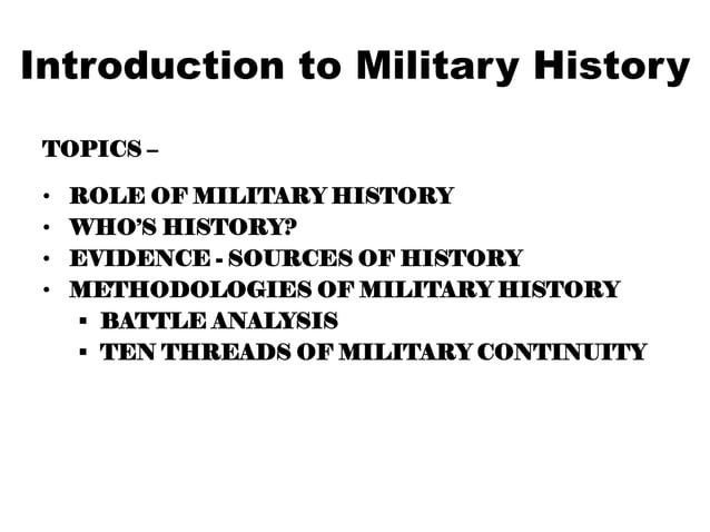 Power Point - Botswana Military History consolidated | PPT