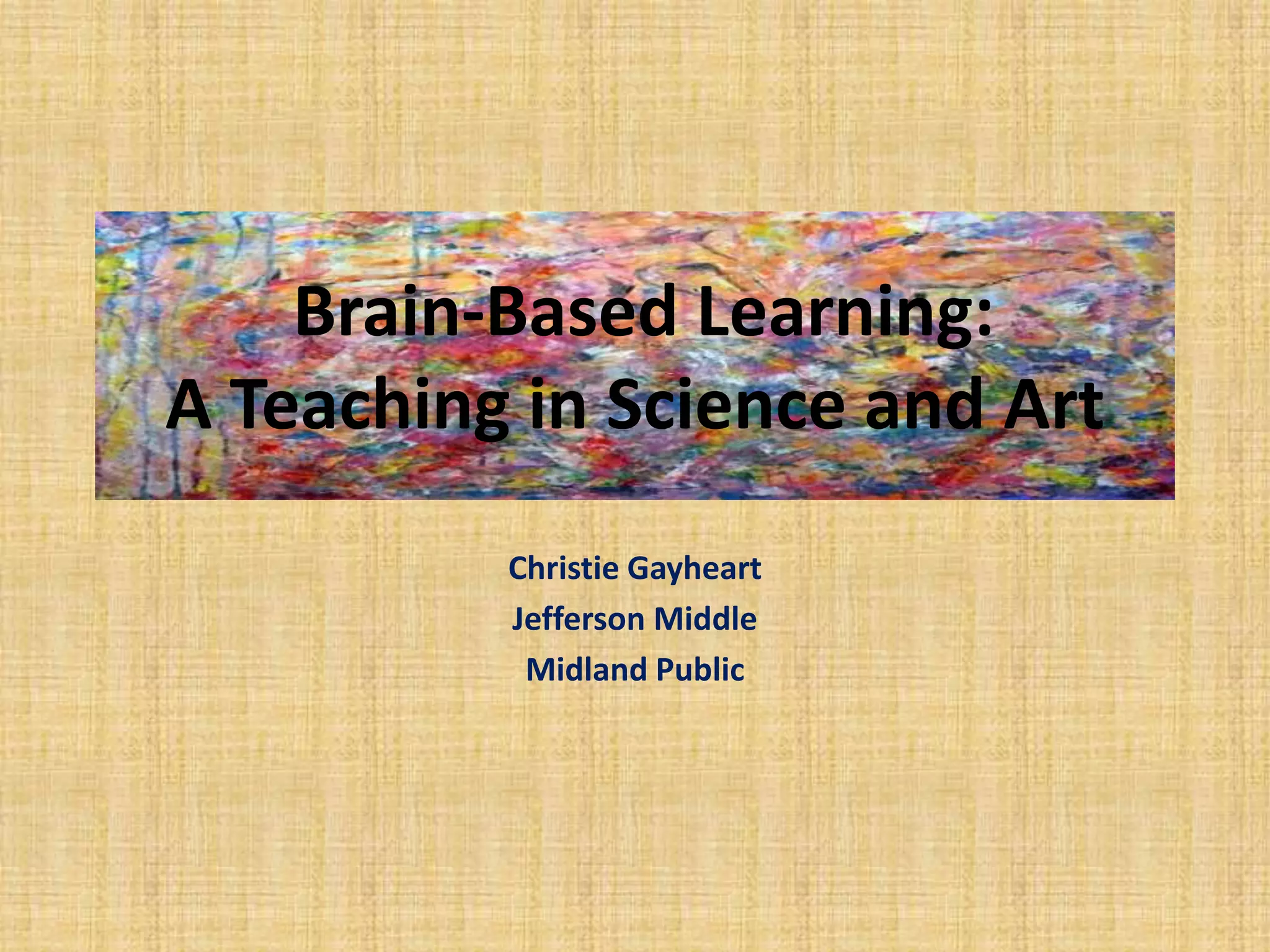 Powerpoint brain basedlessonplanning | PPT