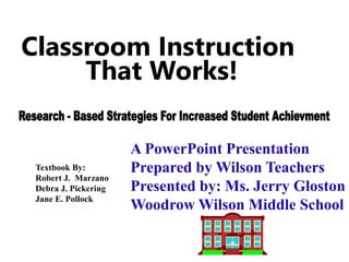 PowerPoint- Classroom instruction that works.ppt