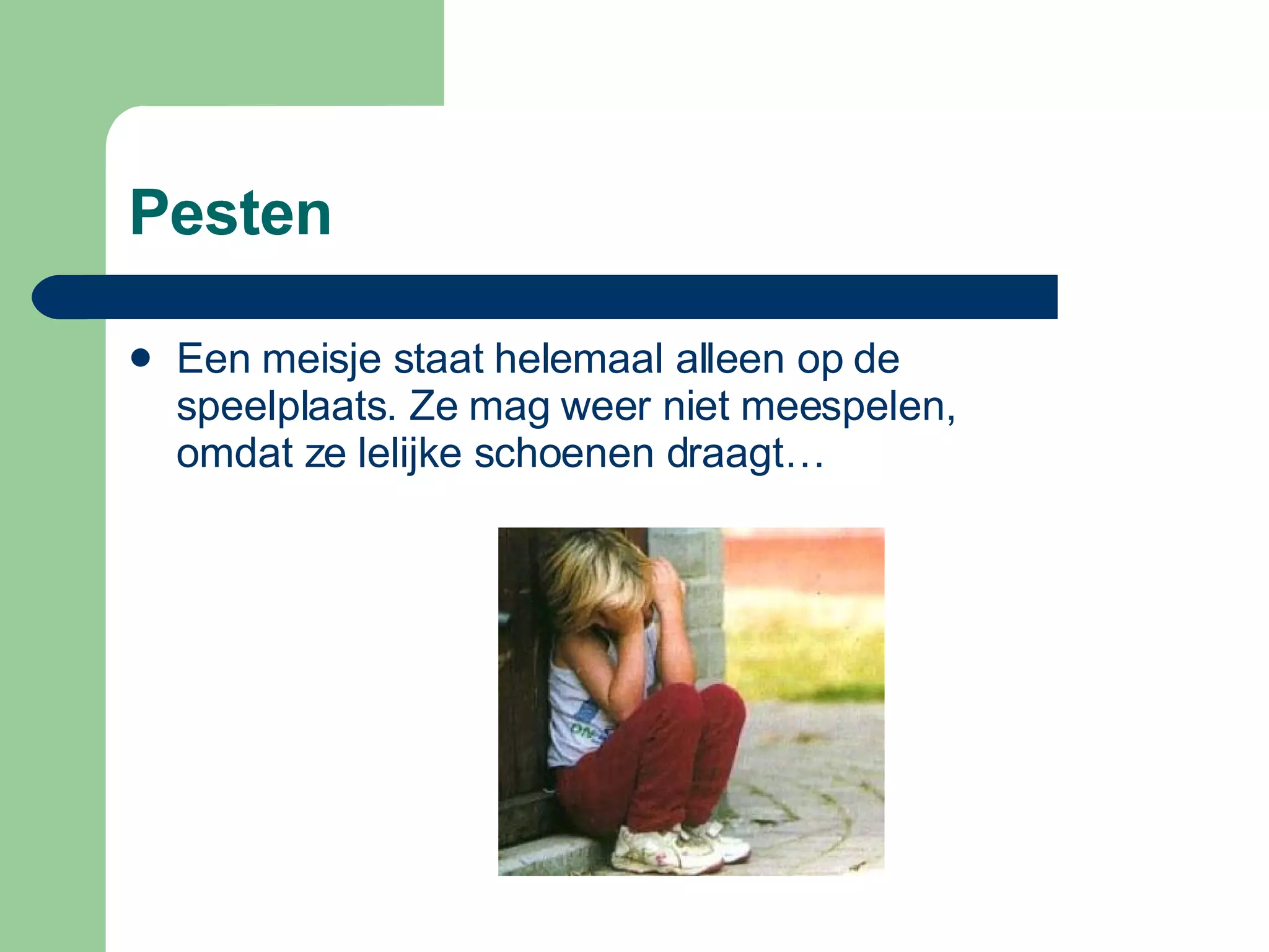 PowerPoint "De pest aan pesten" | PPT