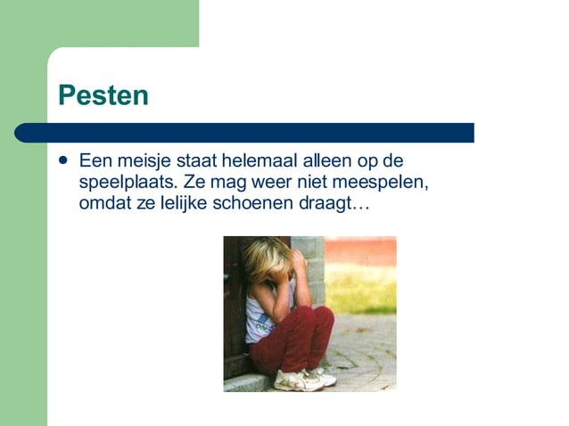 PowerPoint "De pest aan pesten" | PPT | Debated Sensitive Social Issues ...