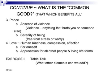 Building Common Ground | PPT