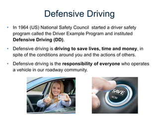 Introduction to the defensive driving course (DDC) | PPTX