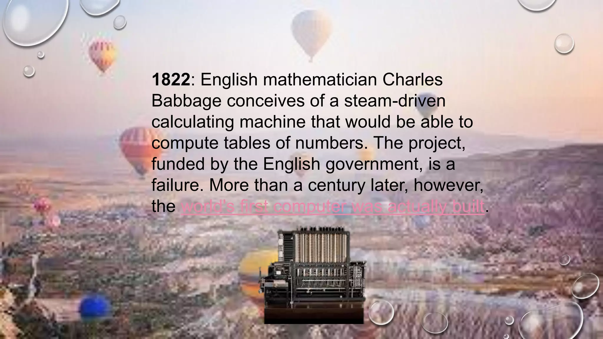 History of Computers - A Brief Timeline (Made by: Sophia Nicole Dela ...