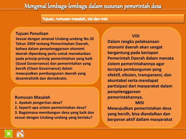 Powerpoint desa | PPTX