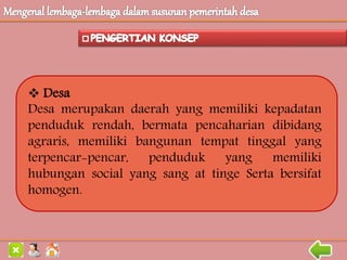 Powerpoint desa | PPTX