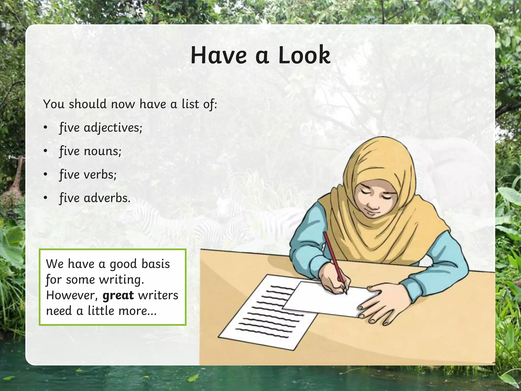 PowerPoint - Descriptive Writing Edited version.ppt