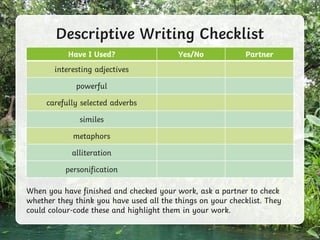 PowerPoint - Descriptive Writing Edited version.ppt