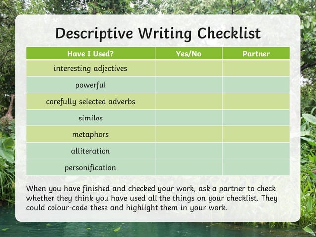 PowerPoint - Descriptive Writing Edited version.ppt