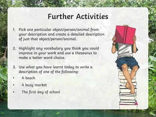 PowerPoint - Descriptive Writing Edited version.ppt