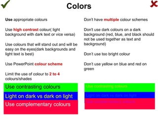 Powerpoint do's & don'ts | PPT