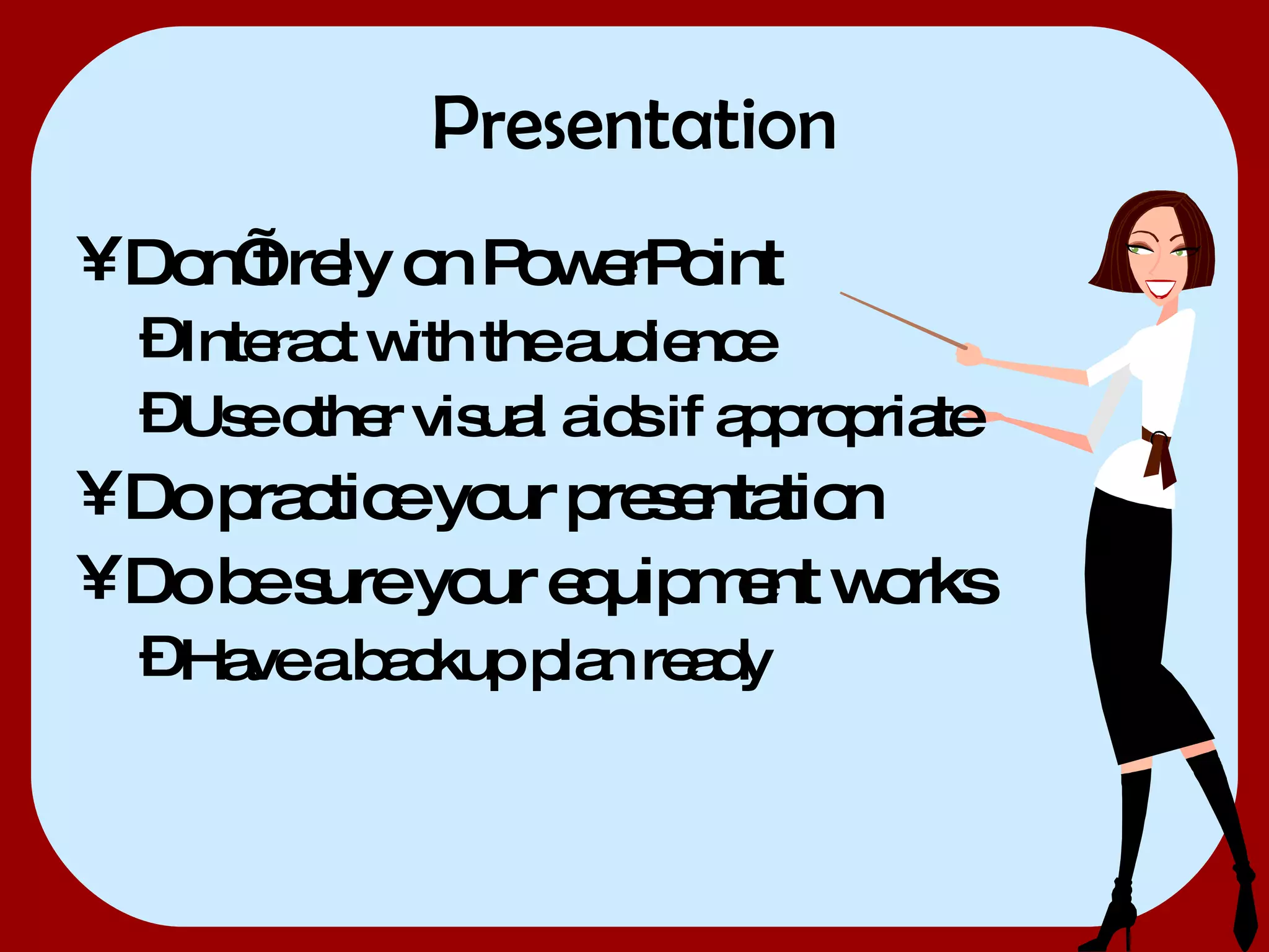 Power Point Dos & Donts | PPT