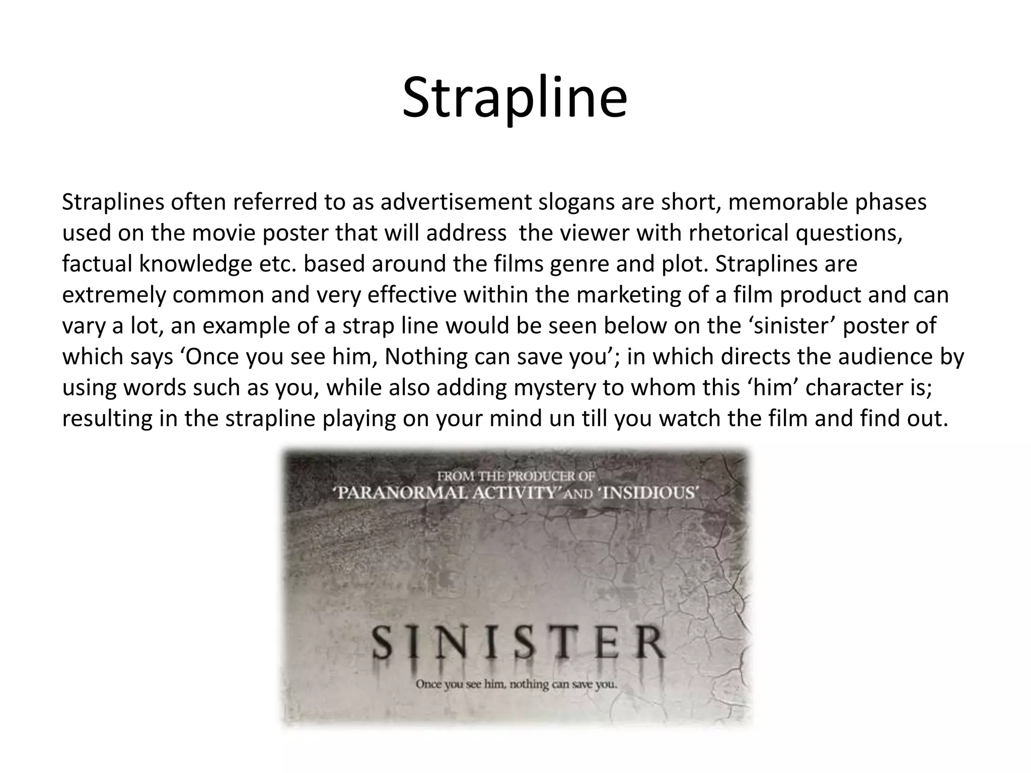 factors towards movie posters | PPTX | Movies | Entertainment