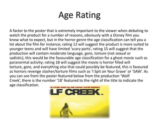 factors towards movie posters | PPTX | Movies | Entertainment