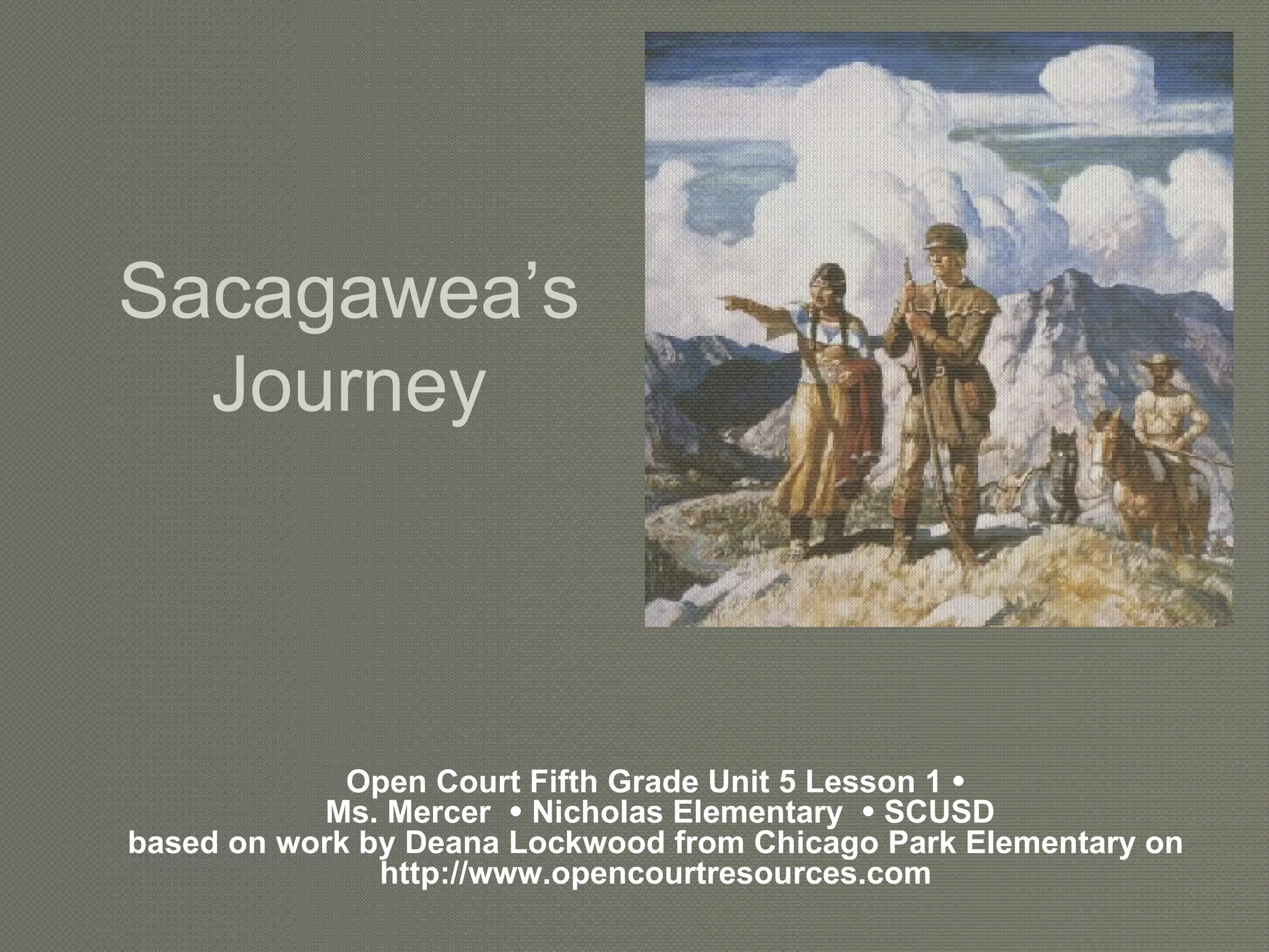 PowerPoint for "Sacagawea's Journey" | PPT