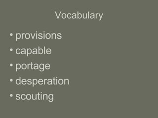 PowerPoint for "Sacagawea's Journey" | PPT