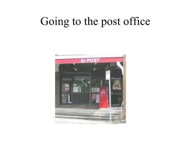 Power Point Going To Post Office | PPT