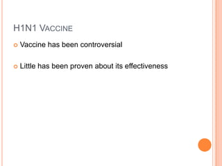 Power Point H1 N1 | PPTX | Cold and Flu | Diseases and Conditions