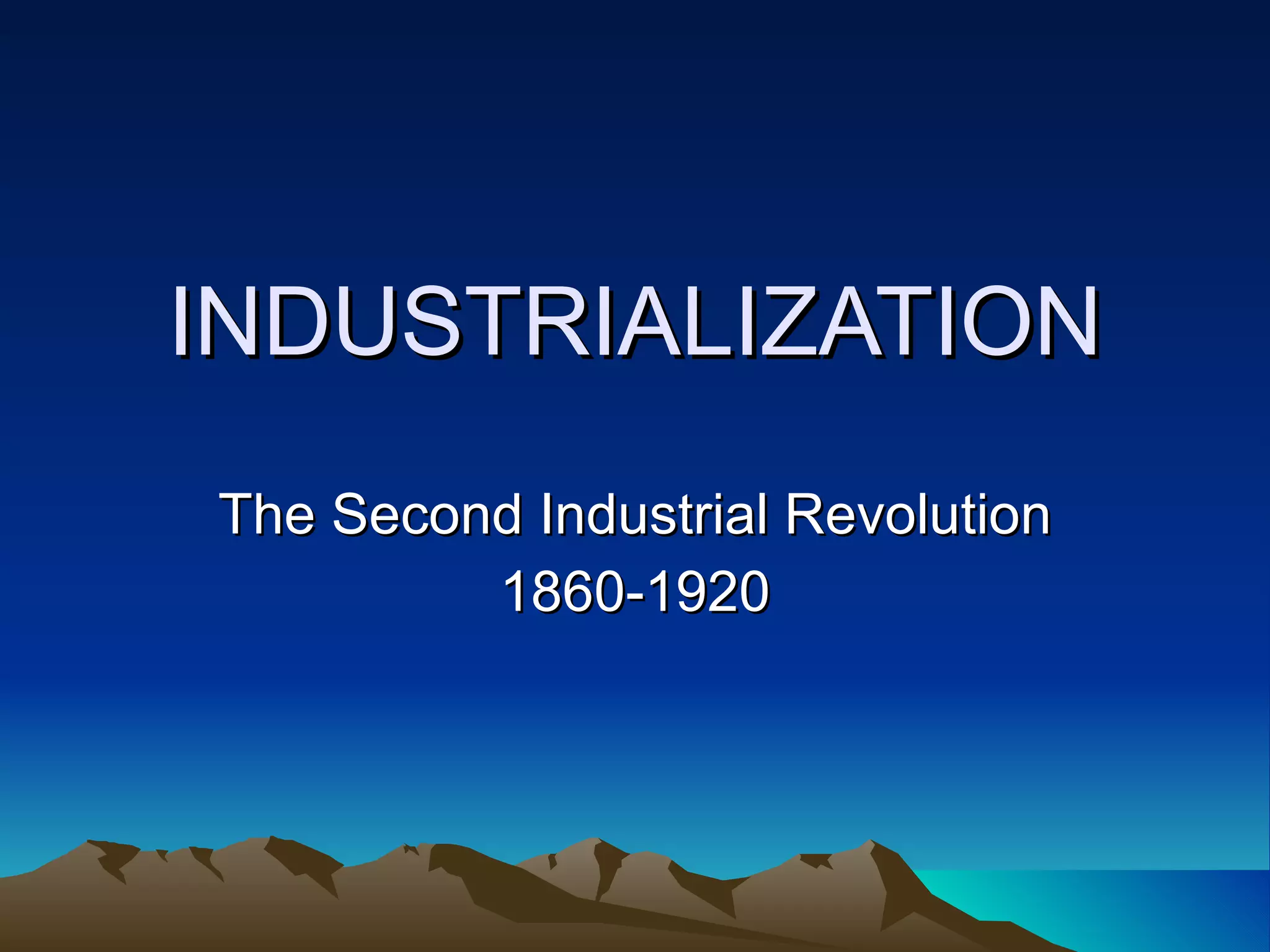 Power Point Industrialization | PPT | Rail Travel | Travel Type
