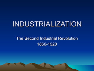Power Point Industrialization | PPT | Rail Travel | Travel Type