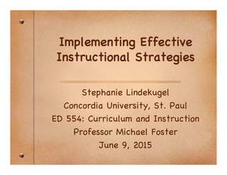 Powerpoint instructional strategies.ppt