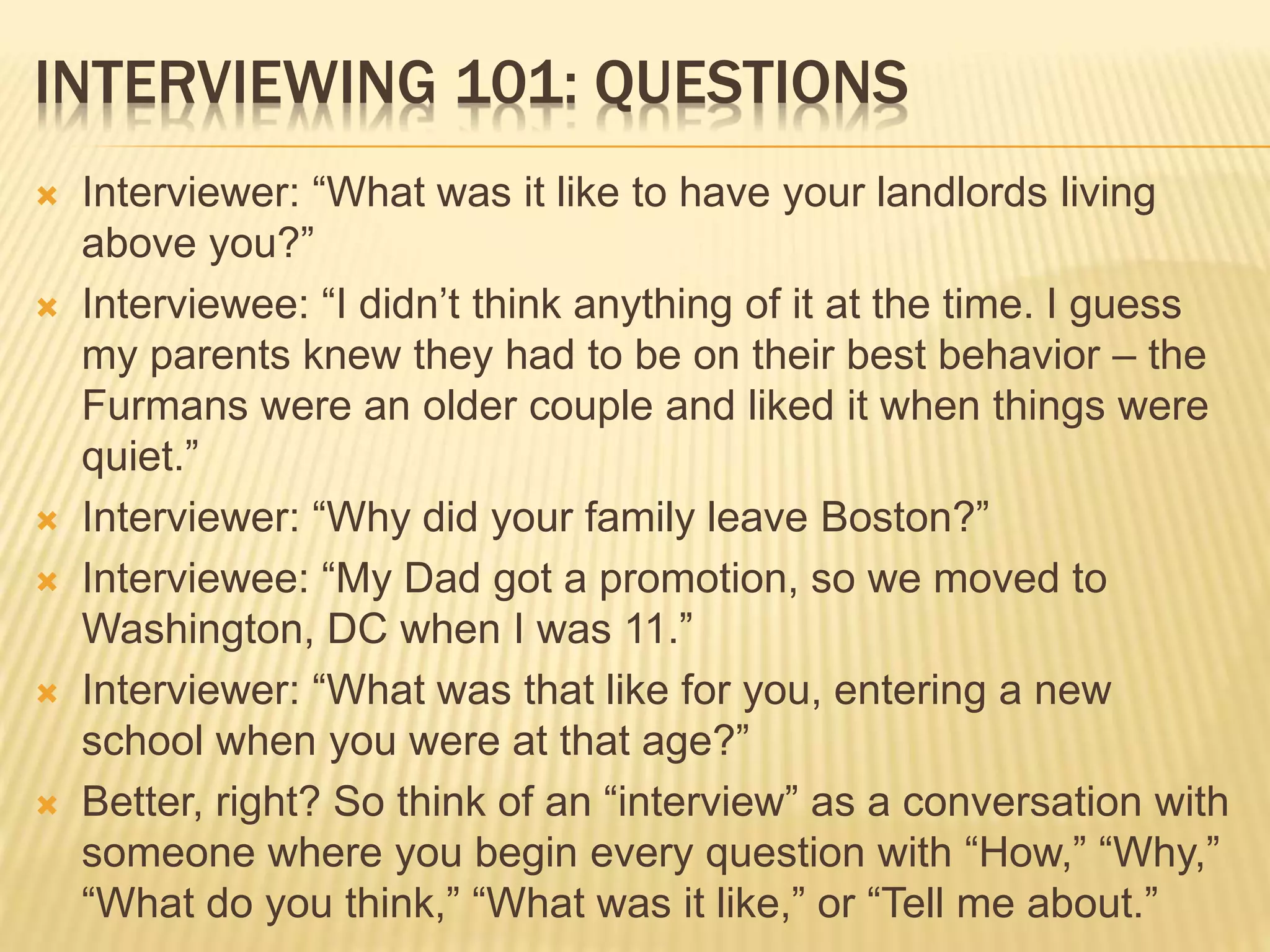 WCC COMM 106 Powerpoint-Interviewing 101 LUTHER | PPTX