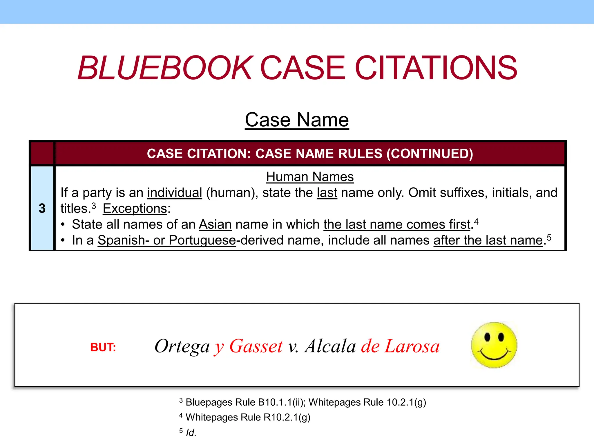 PowerPoint - Legal Citation Form 1 - Case Law.pptx