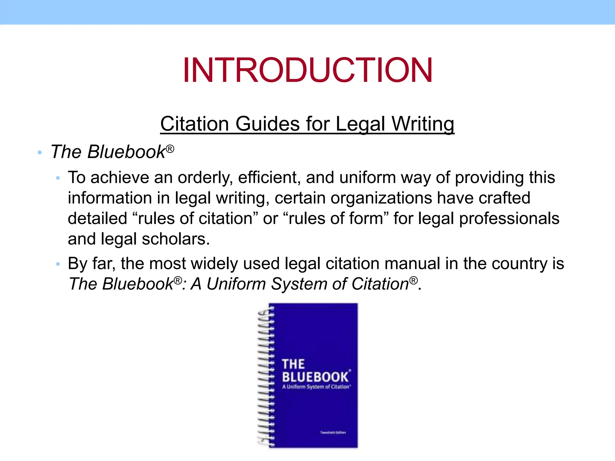 PowerPoint - Legal Citation Form 1 - Case Law.pptx