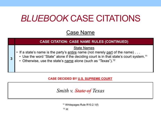 PowerPoint - Legal Citation Form 1 - Case Law.pptx