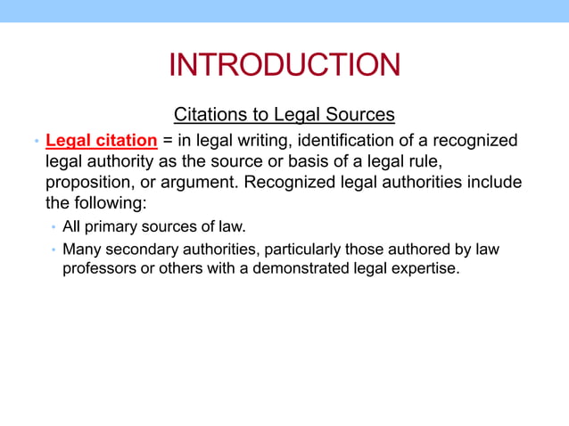 PowerPoint - Legal Citation Form 1 - Case Law.pptx