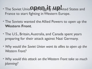Power point lesson 15 - world war ii european theater - great ...
