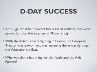 Power point lesson 15 - world war ii european theater - great ...