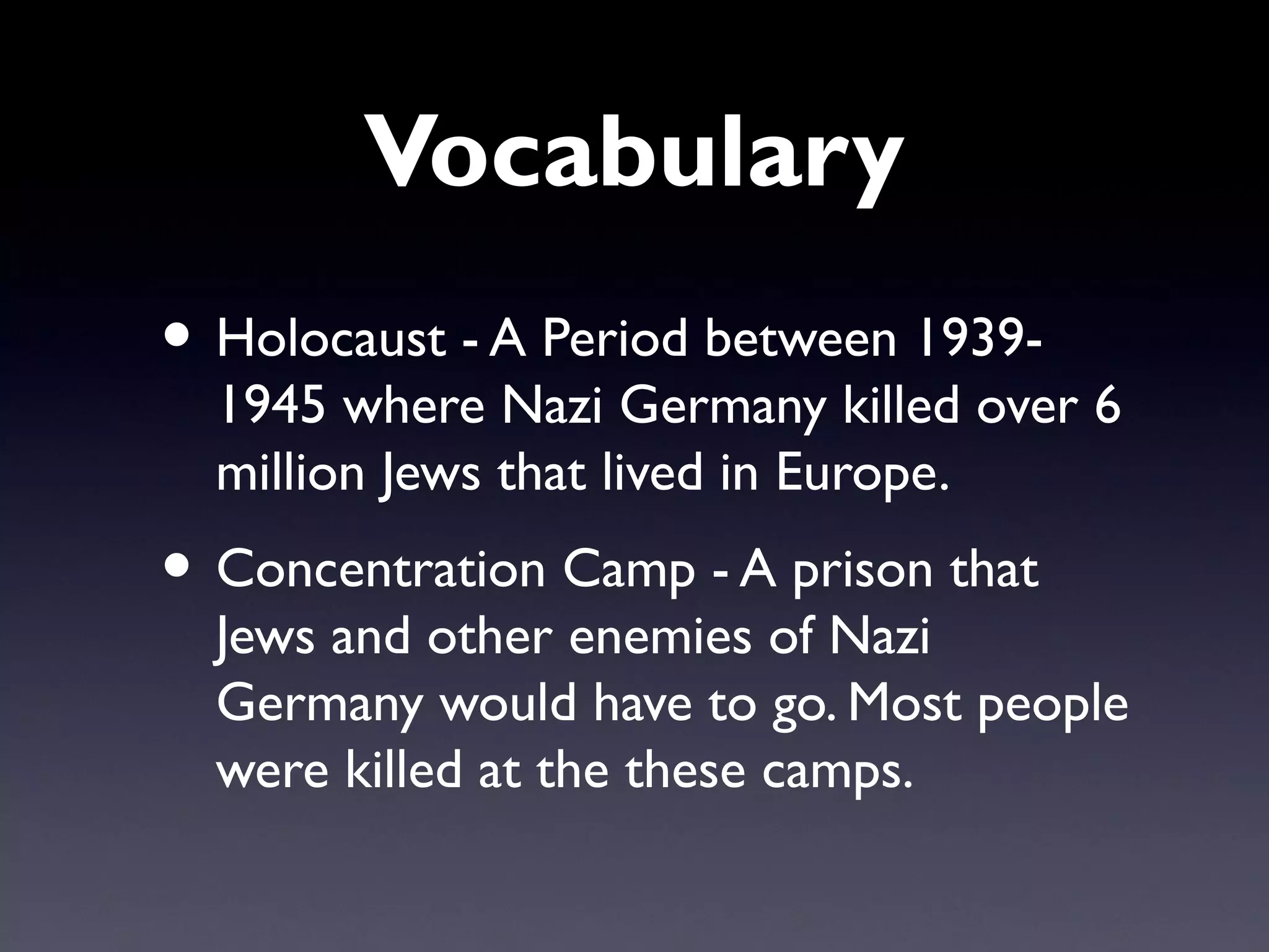 Power point lesson 16 - holocaust - great depression and world war ii ...