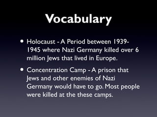 Power point lesson 16 - holocaust - great depression and world war ii ...