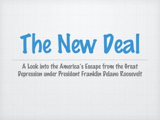 Power point lesson 7 - new deal i - great depression and world war ii ...