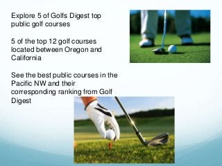 Google Earth golf destinations