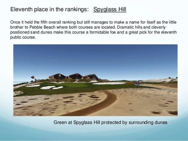 Google Earth golf destinations