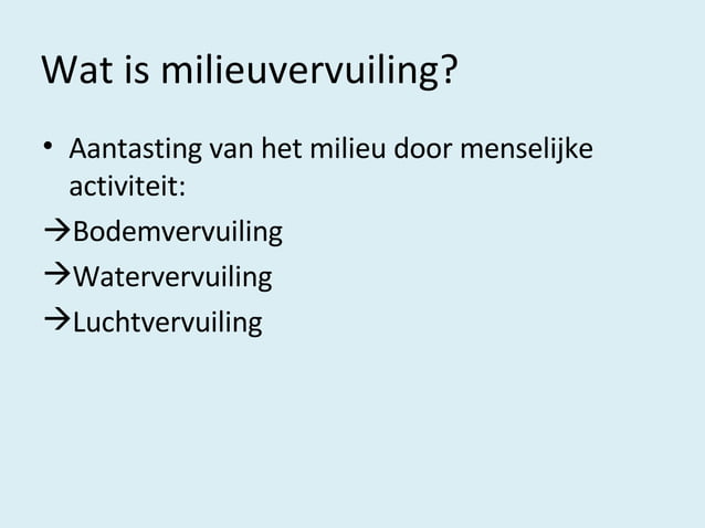 Powerpoint milieu | PPT | Science