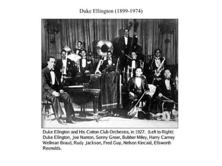 Powerpoint.modern jazz | PPTX | Jazz | Music