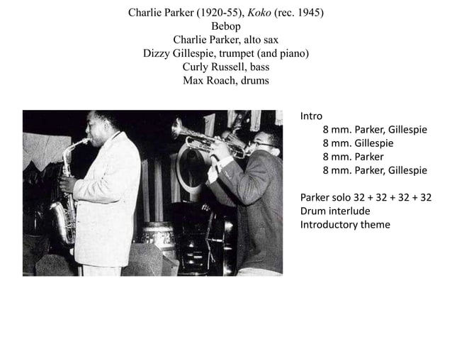Powerpoint.modern jazz | PPTX | Jazz | Music