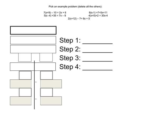 Power point.. multi step equation. | PPT | Free Download